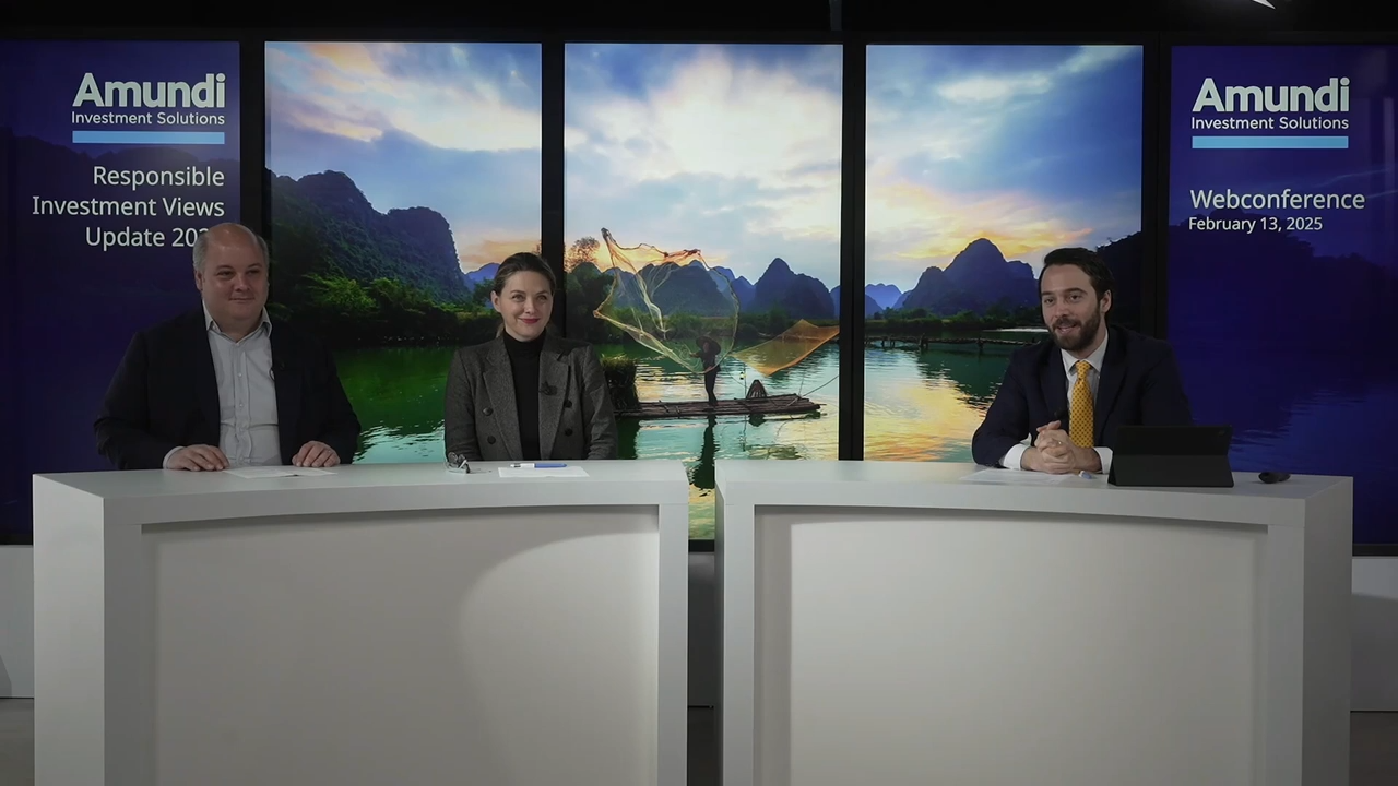 Playback de la Webconférence : Dynamiques et opportunités de l'Investissement Responsable | Amundi